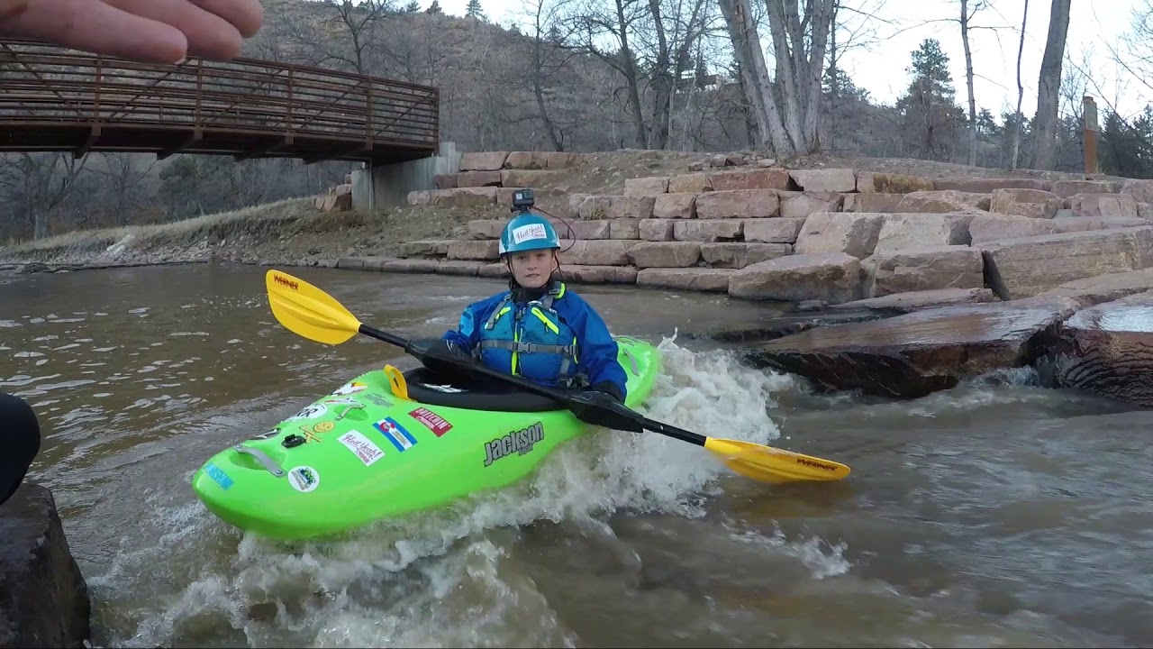 Hell Yeah!! Kayaking Lyons Whitewater Park - Dec 20, 2017 - YouTube