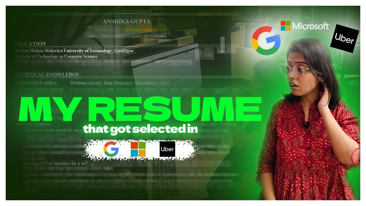 I can't believe how this resume worked so well | Google Uber Microsoft ...