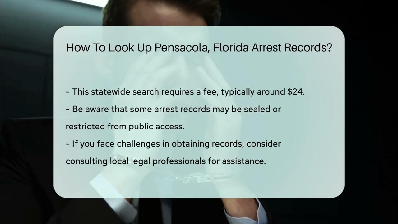 How To Look Up Pensacola, Florida Arrest Records? - CountyOffice.org - YouTube