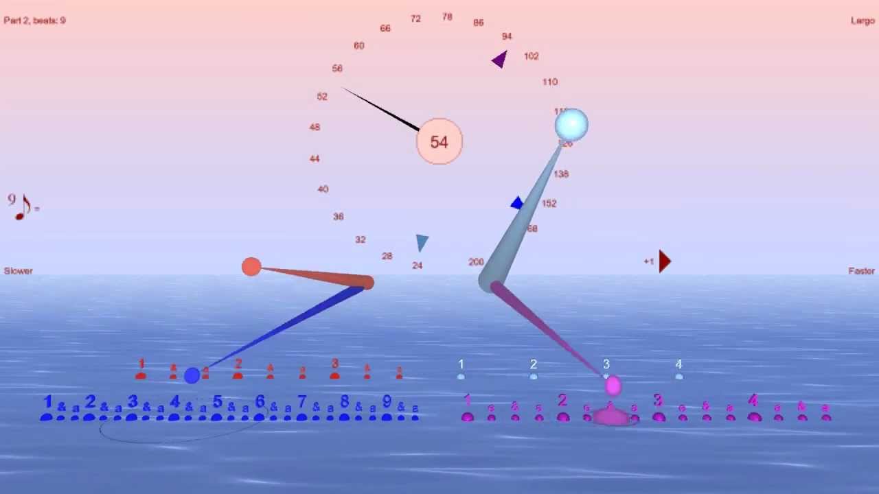 Polyrhythm 27:16 (as 9/8 with 3 subdivisions & 4/4 with 4 subdivisions ...