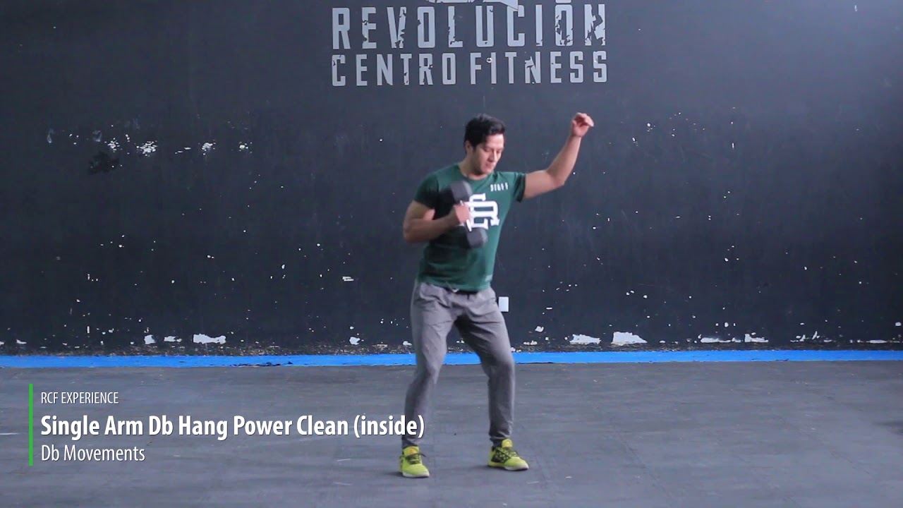 Single Arm Db Hang Power Clean inside - YouTube