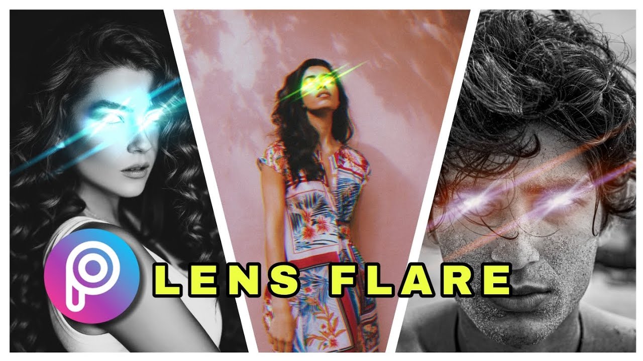 Lens Flare Effect | Picsart Tutorial - YouTube