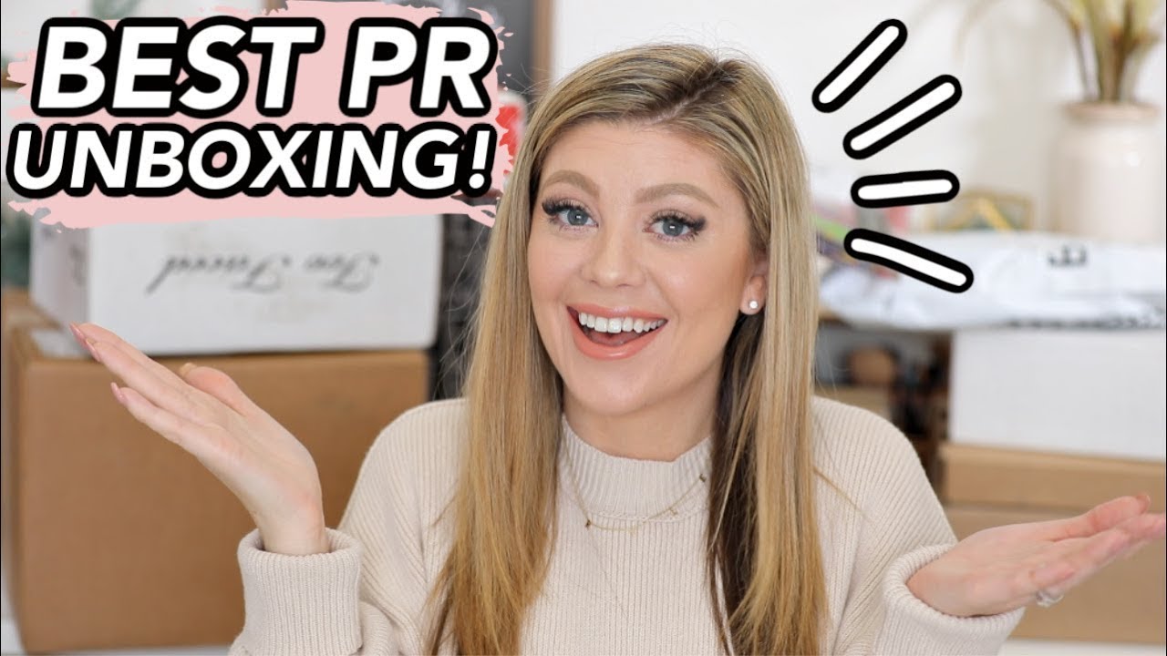 HUGE PR HAUL UNBOXING! | BEST UNBOXING EVER! - YouTube