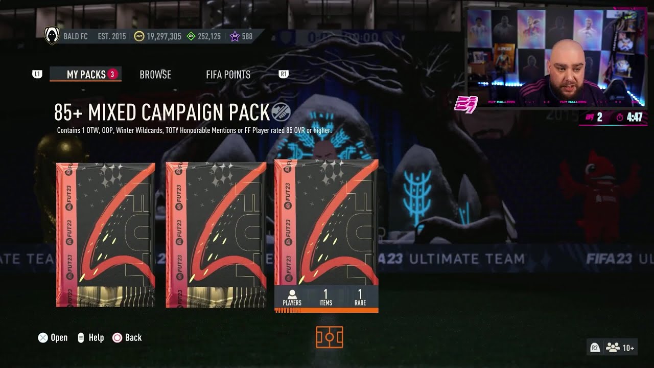 Bateson87 opens 3x 85+ Mixed Campaign Packs - YouTube