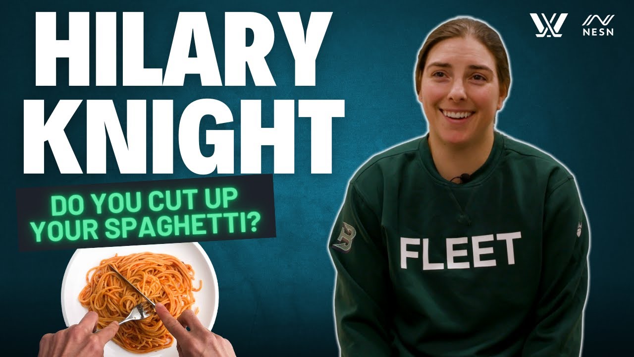 Rapid Fire Questions With Boston Fleet's Captain Hilary Knight | Quick ...