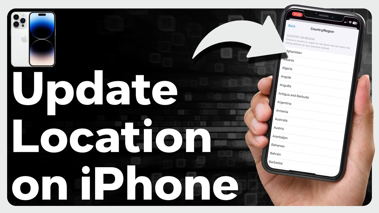 How To Update Location On iPhone - YouTube