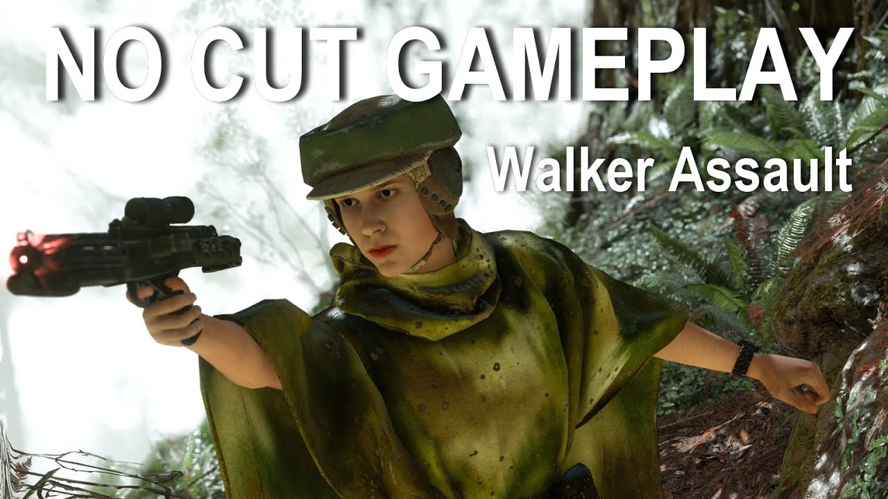 Endor Leia Walker Assault Gameplay - YouTube