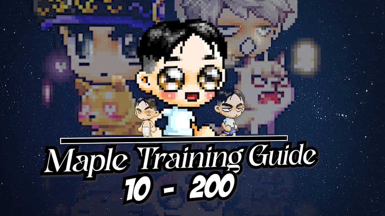 Maplestory Leveling Guide 10 - 200 (Animation) - YouTube