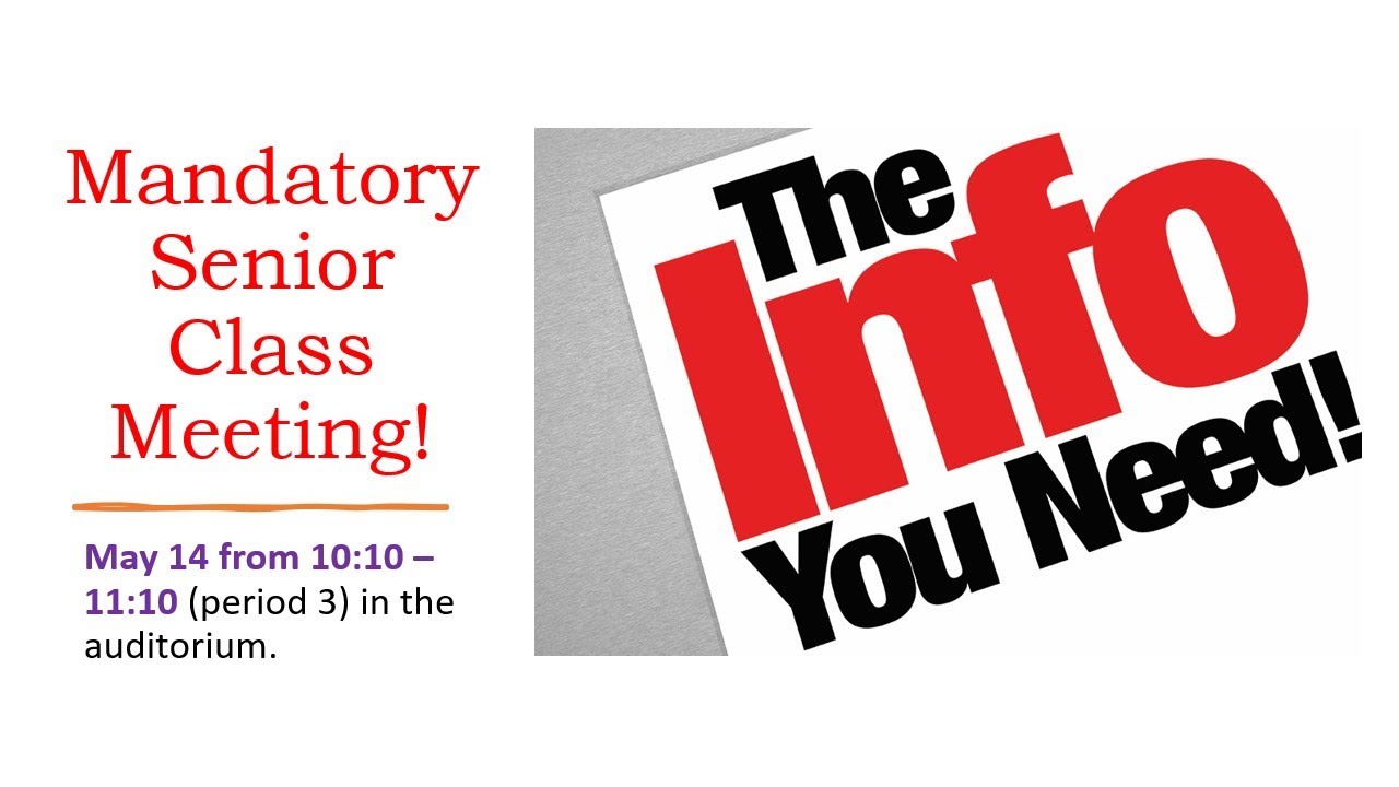 Class of ‘24 Senior Class Meeting, 5-14-24 - YouTube