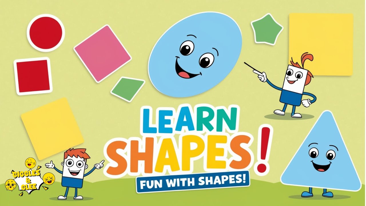Learn Shapes I Circle, Square, Triangle, Rectangle & More | Geometric Shapes for Kids - YouTube