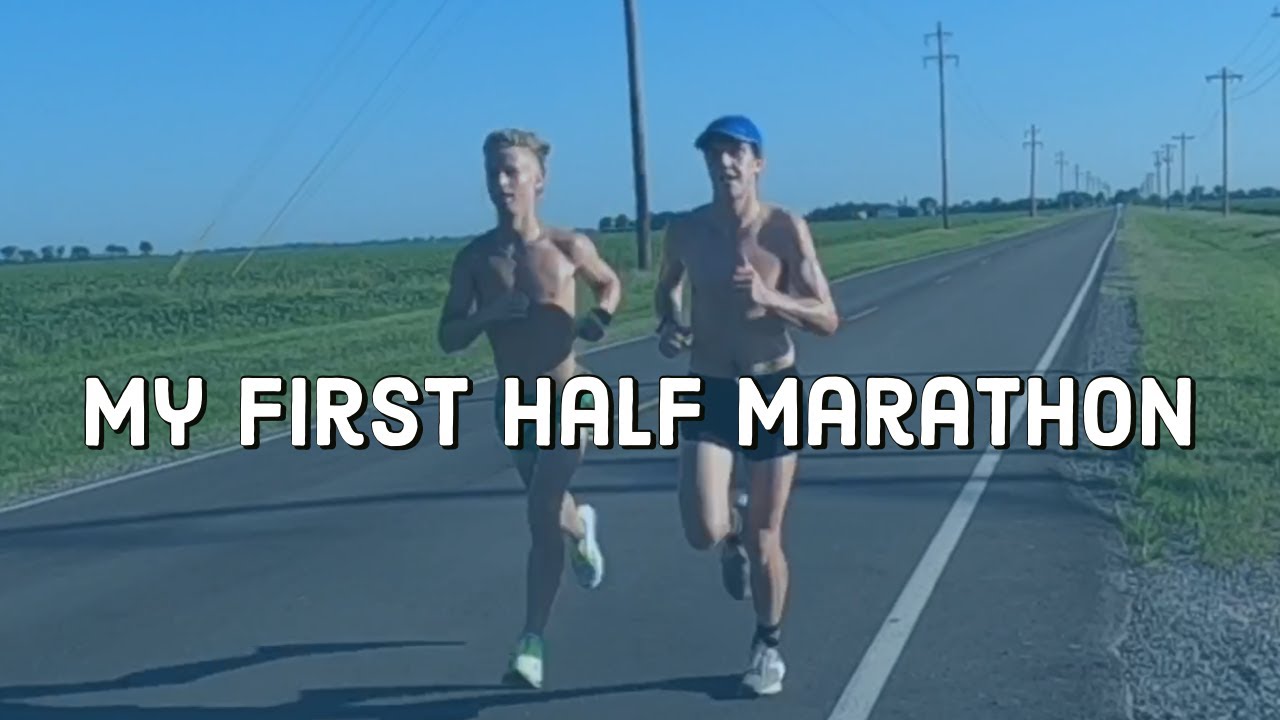 I RAN A HALF MARATHON FOR MY LONG RUN 😯 *tuff* - YouTube