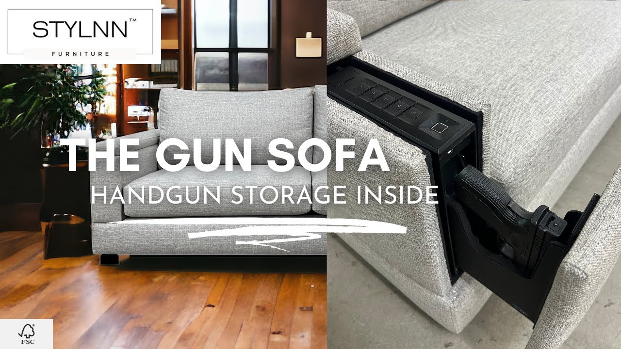 The Gun Sofa 🛋️ | 80" | CertiPUR-US Premium Foam | STYLNN®️ - YouTube