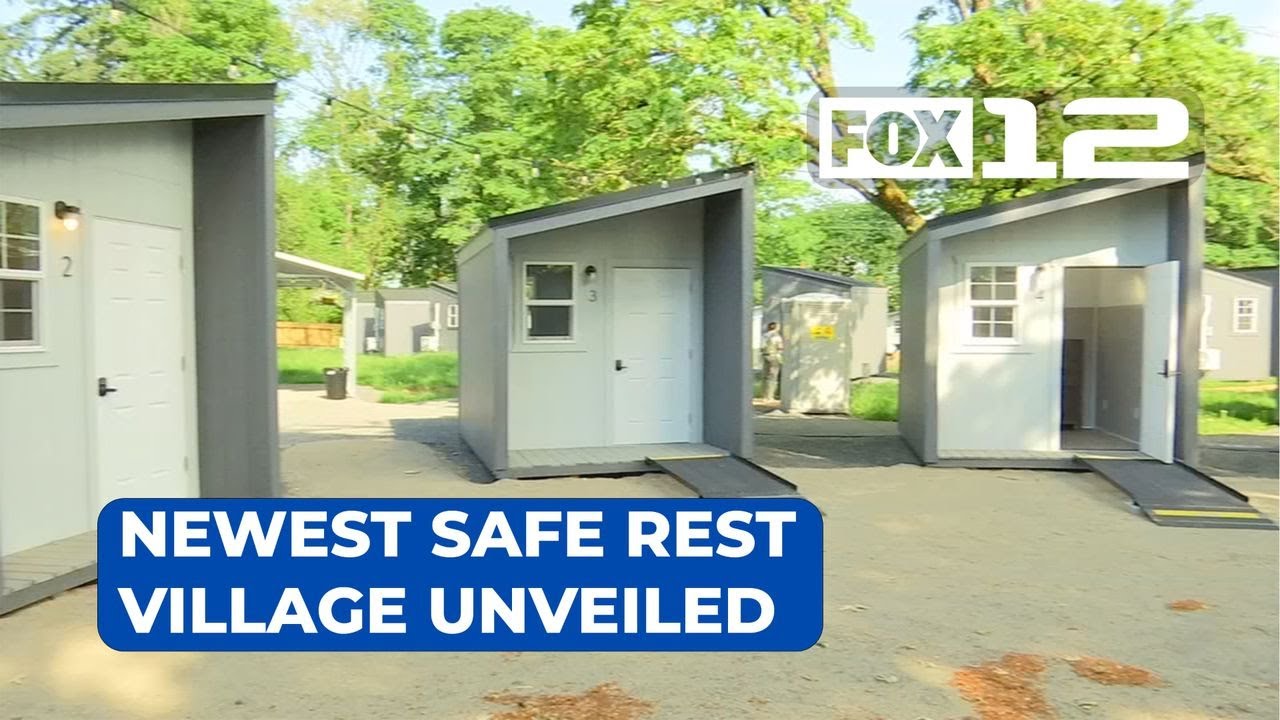 Portland unveils newest safe rest village; many neighbors still uneasy ...