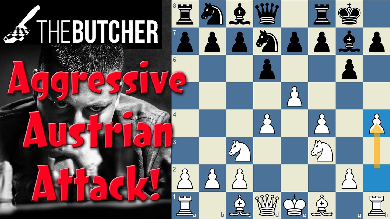 WILD Austrian Attack vs Pirc for Blitz Chess!! - YouTube