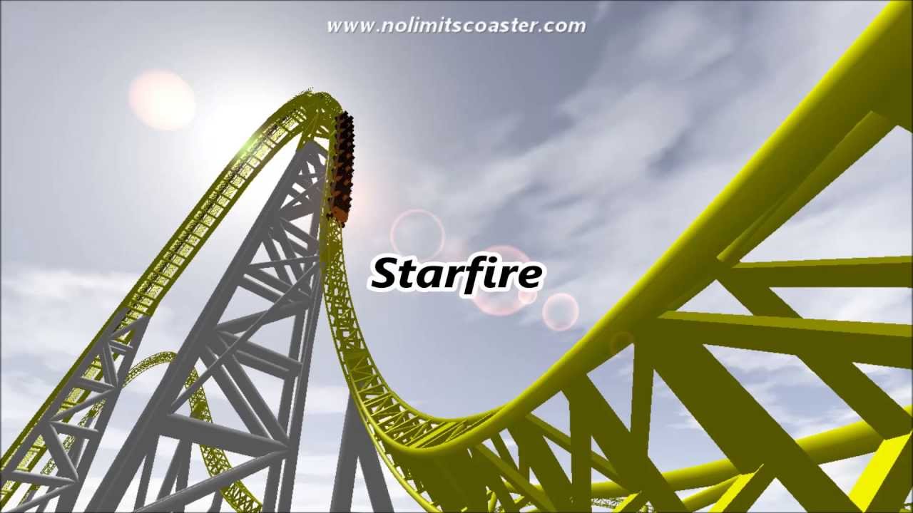 Starfire | Intamin Hyper Coaster | No Limits - YouTube