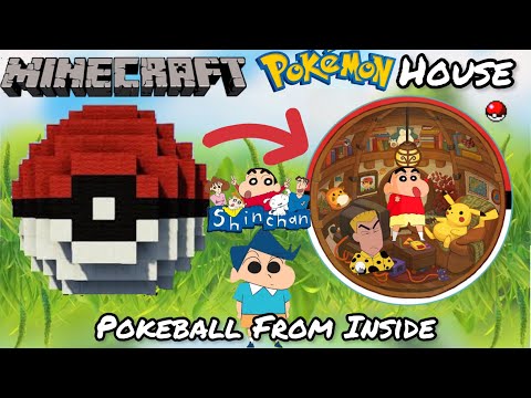 Shinchan and his friends Made Pokémon House From Inside for Ash in ...