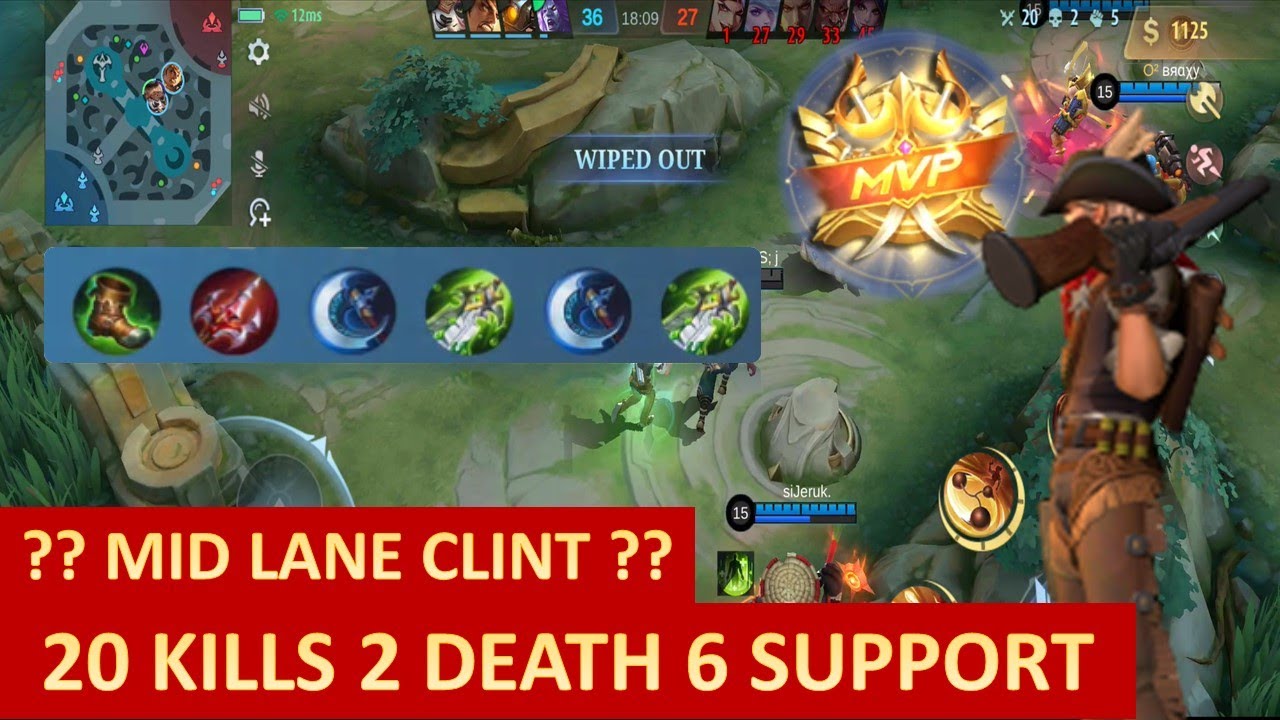 MLBB CLINT - 20-2-6 LEGEND TO MYSTHIC, MID LANE CLINT - YouTube