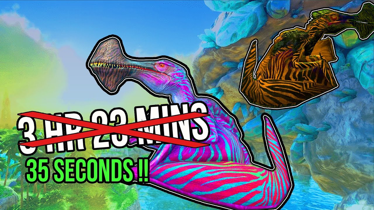 Tropeognathus passive tame! How to tame a tropeo - YouTube