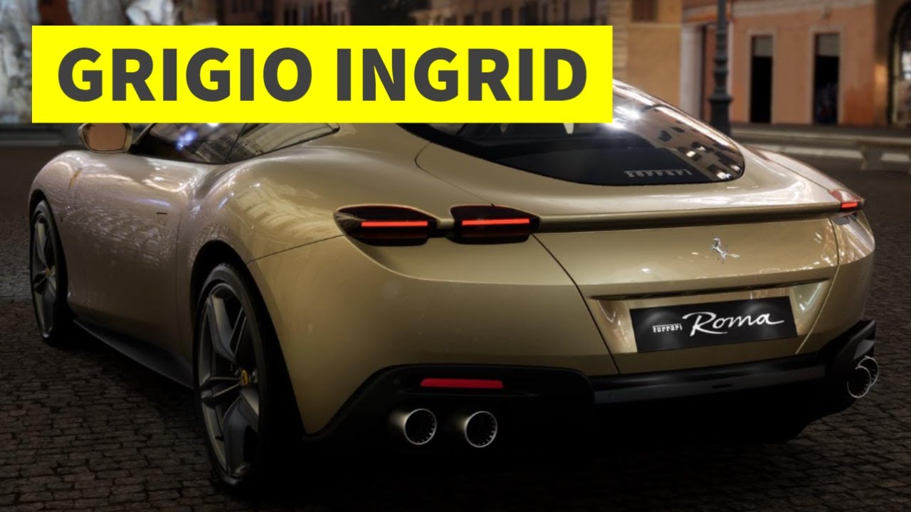 2020 Ferrari Roma Grigio Ingrid Configuration Video (No Commentary ...