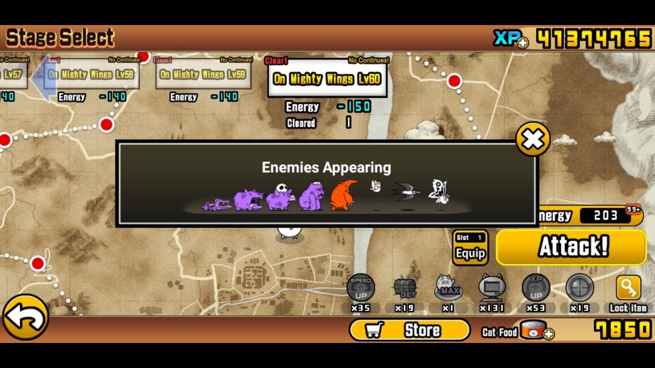 Battle Cats Mega Menace On Mighty Wings Lv MAX! No Uber vs 1.2Mil HP ...