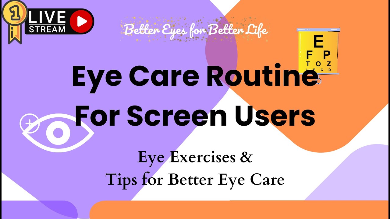 Eye Exercises and Tips for Better Eye Care | Eye Exercises | Eye Care ...