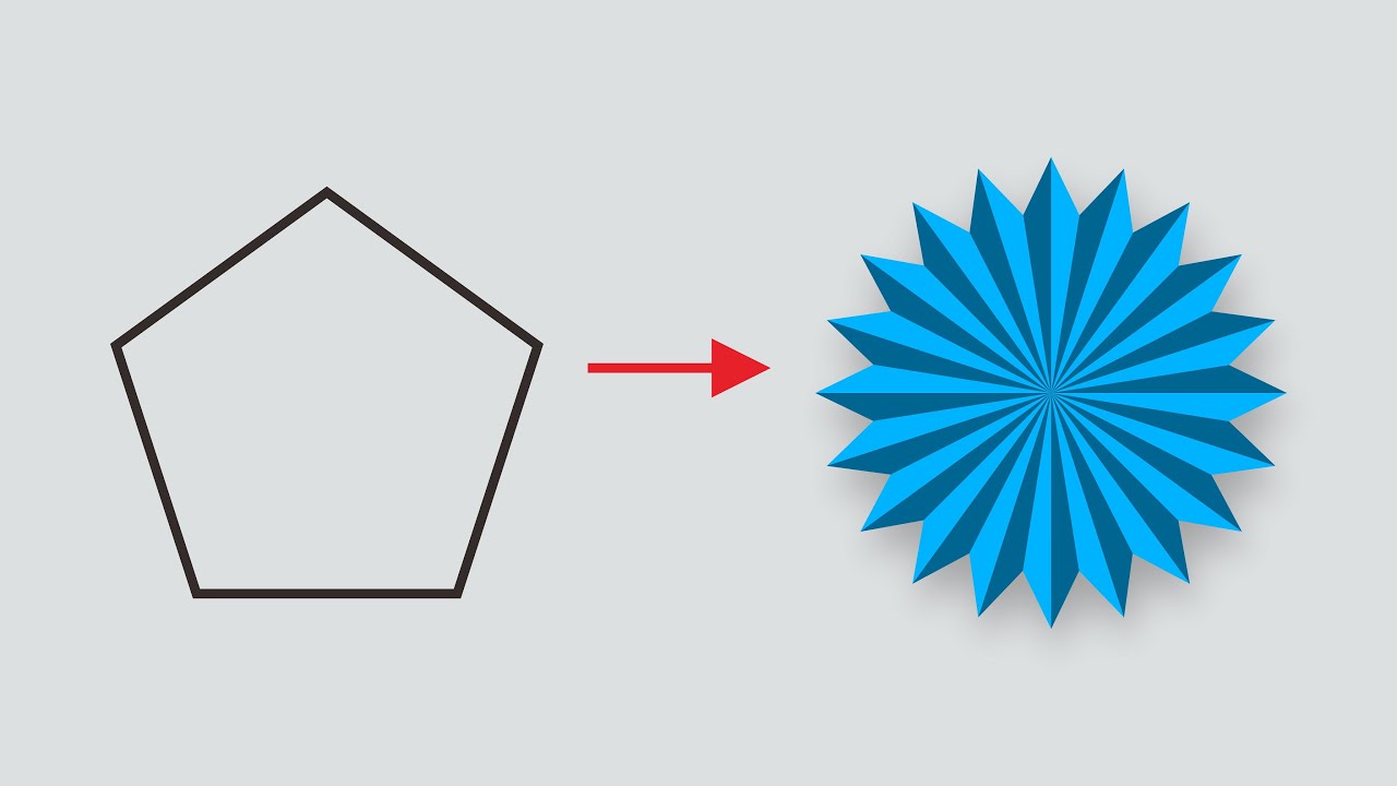 Cara Membuat Objek Polygon 2 Warna Di Coreldraw - YouTube