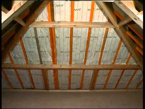 Hoe een spantendak isoleren? - YouTube