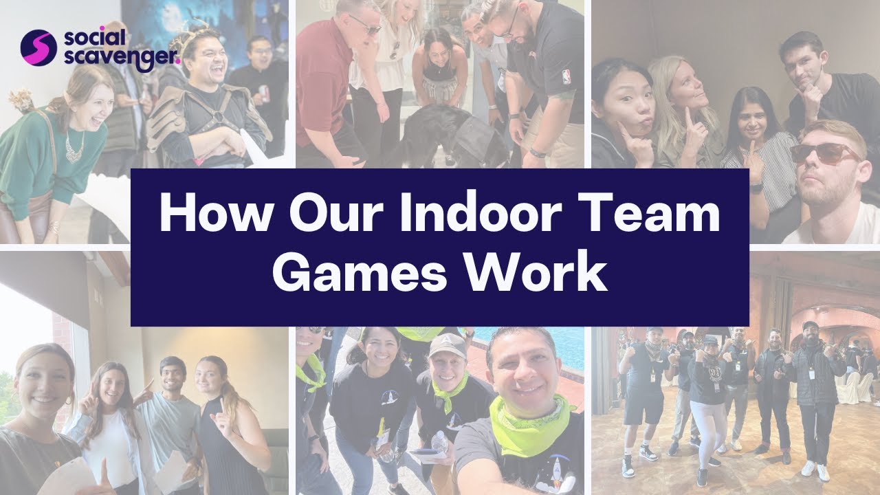 How Social Scavenger’s Indoor Team Games Work | Epic Indoor Team ...
