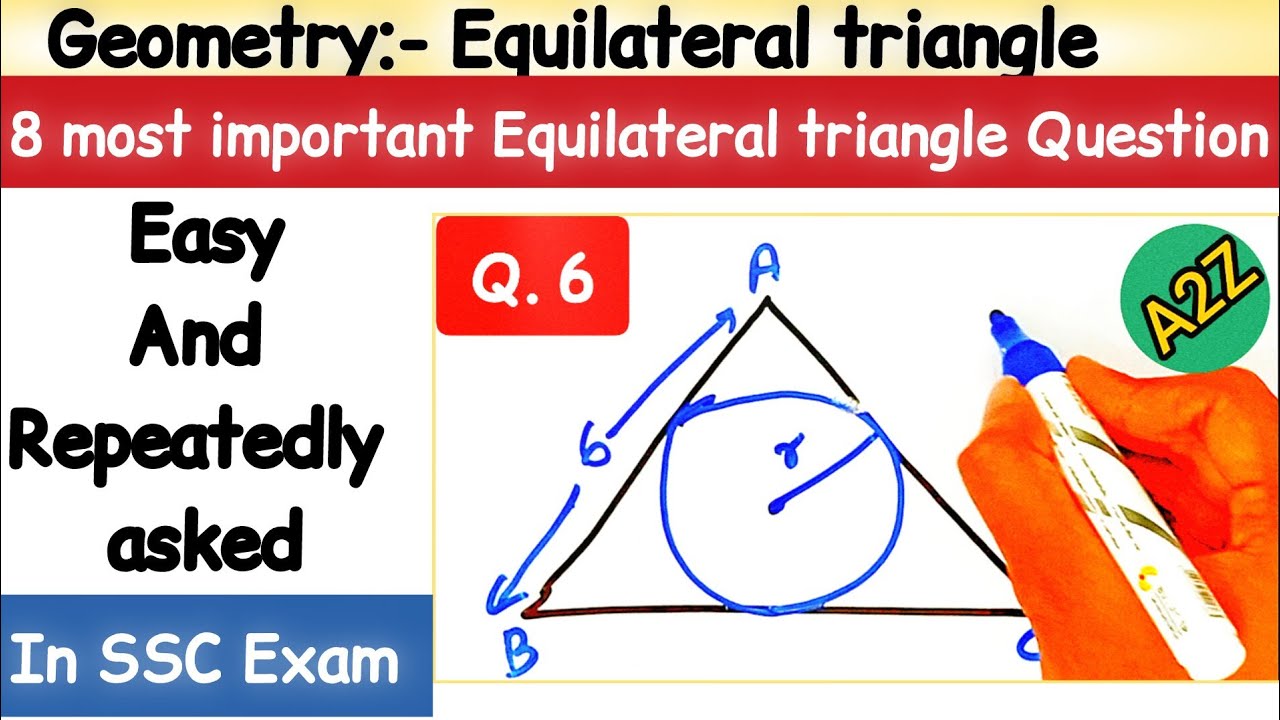 8 Most Important Equilateral Triangle Questions for SSC Exams | SSC CGL ...