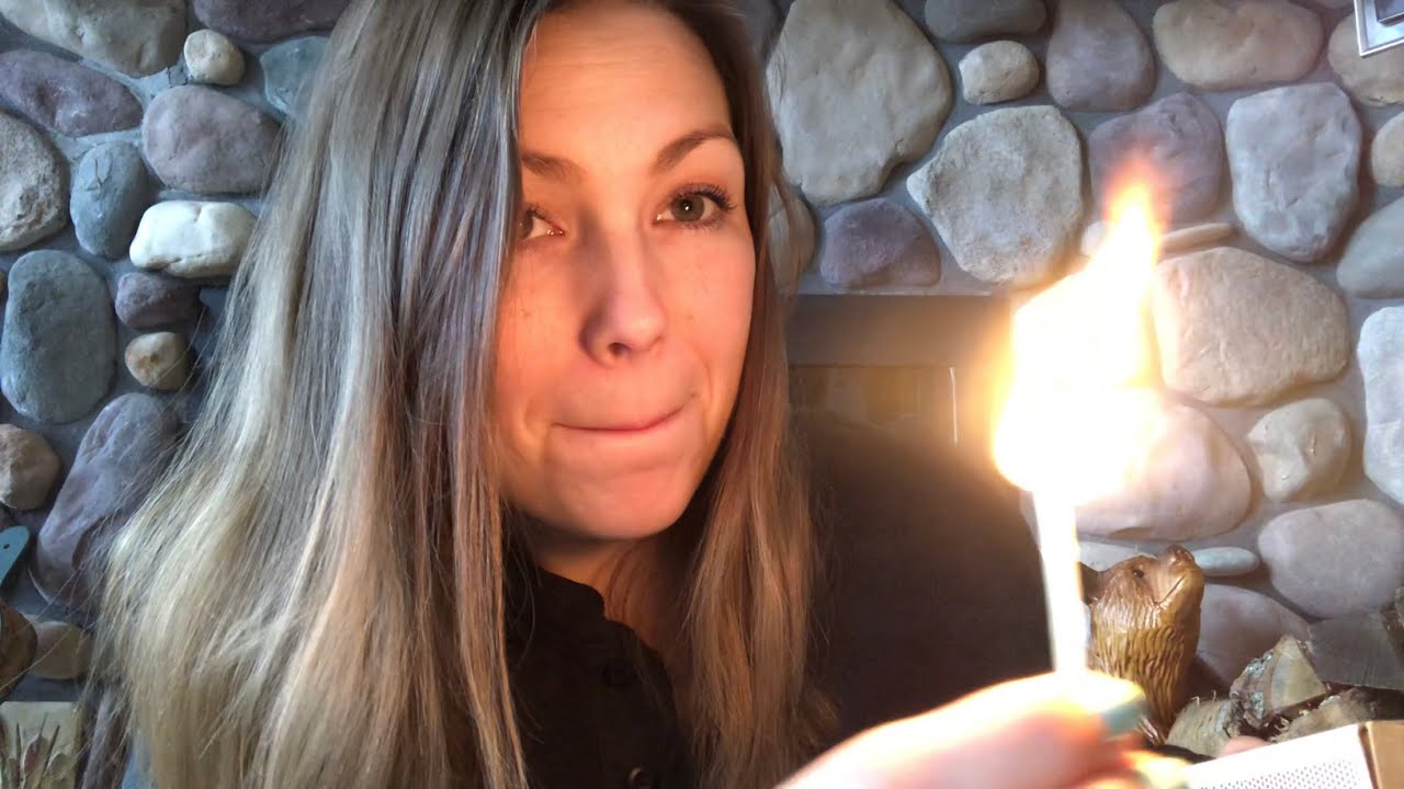 ASMR || Playing With Fire 🔥 (tapping + whispering) - YouTube
