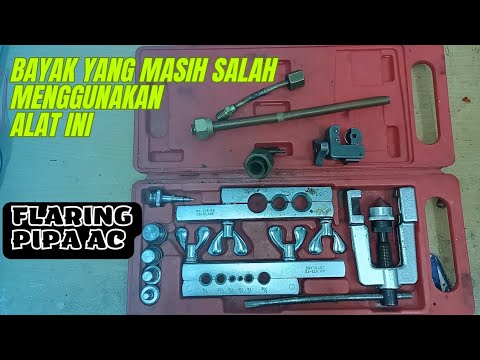 Kesalahan dalam melakukan flaring pipa AC. Cara menggunakan alat ...