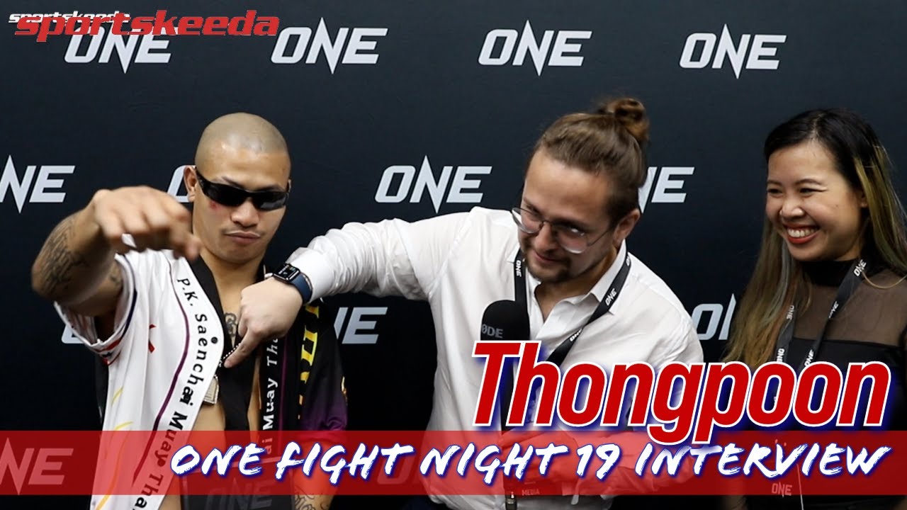 Thongpoon watns Ellis Barboza rematch after ONE Fight Night 19 TKO, bonus - YouTube