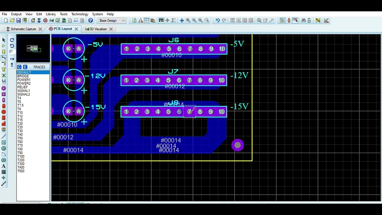 แรเงาวงจร Regulator Power Supply Proteus 8 - YouTube