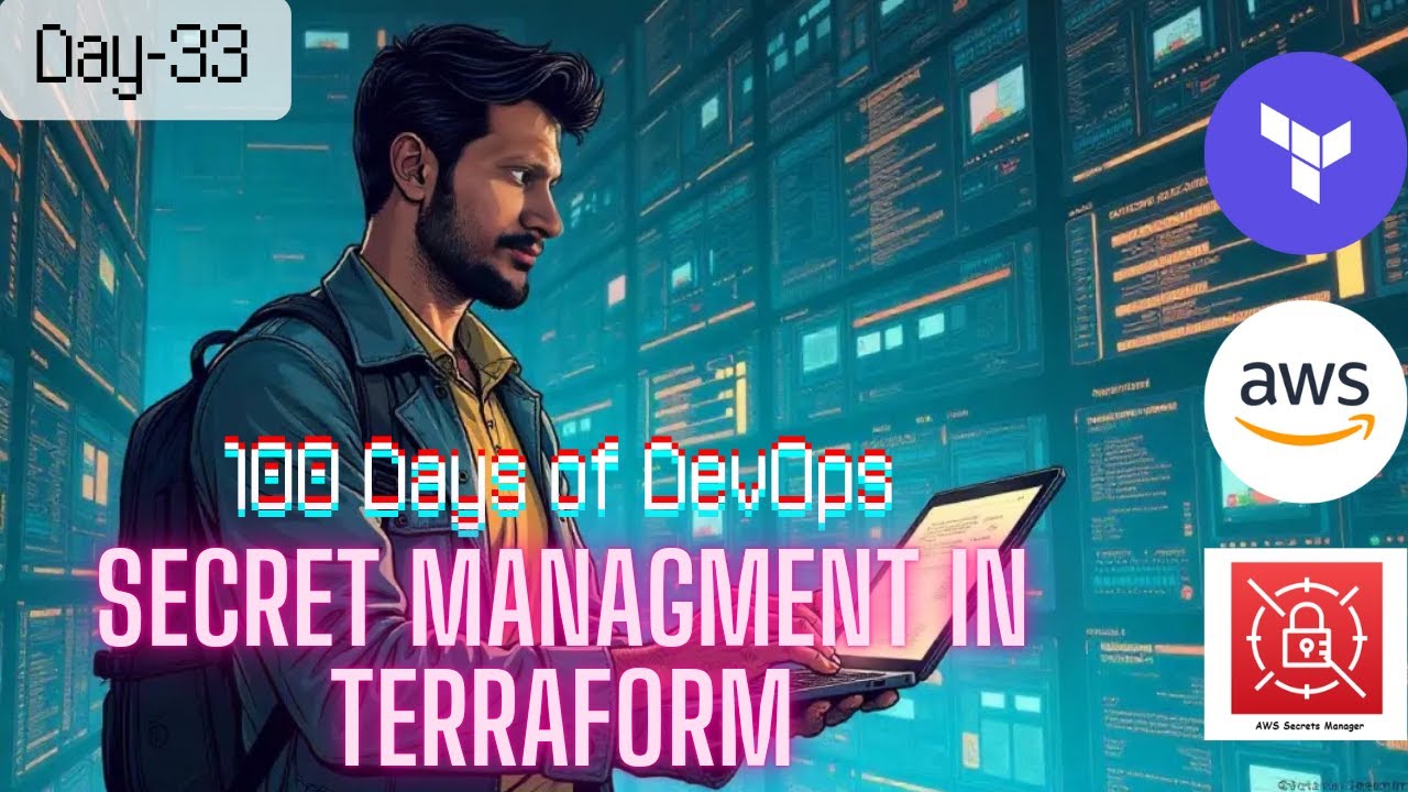 #Day33 of #100DaysOfDevOps Secret Management in Terraform with AWS SSM Parameter Store - YouTube