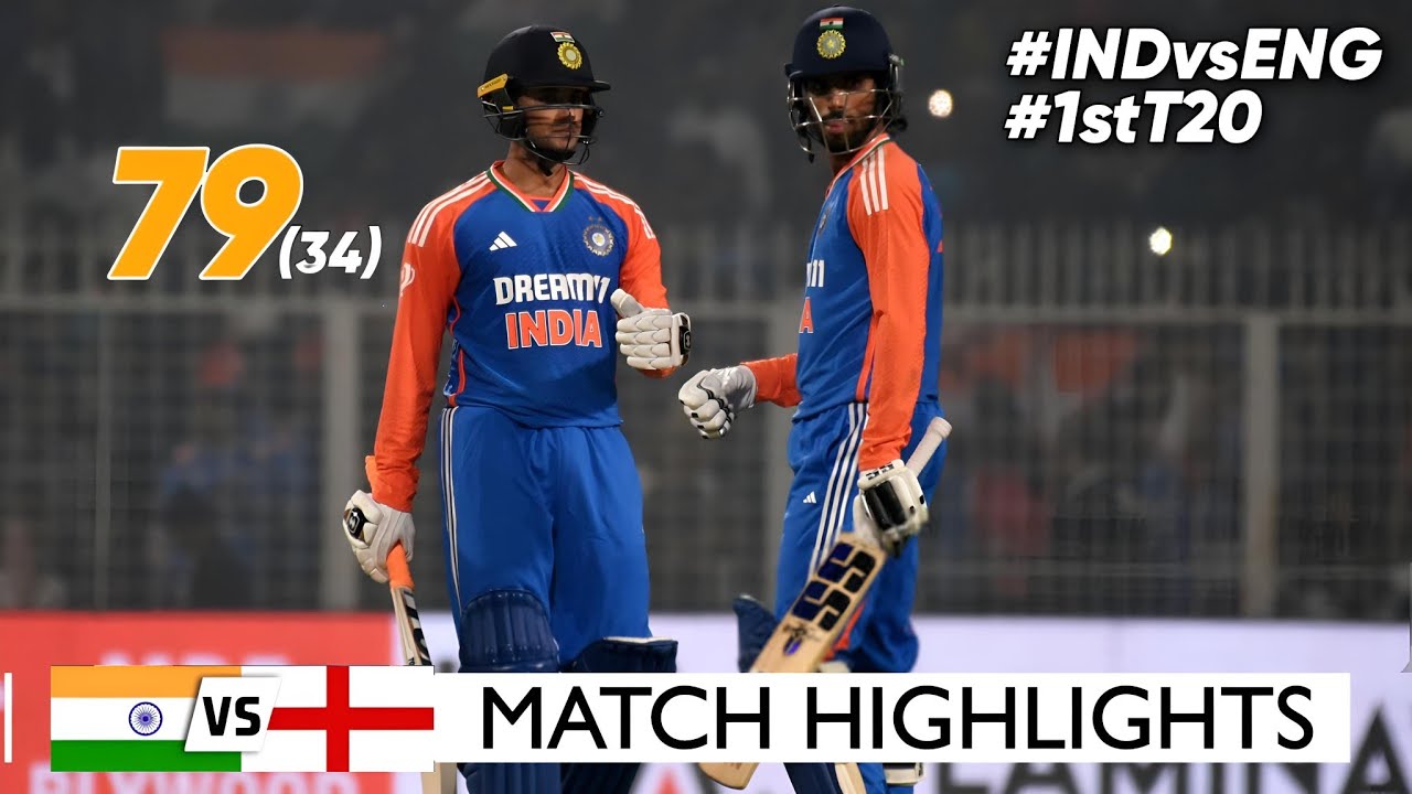 India vs England 1st T20 Cricket Match Full Highlights Cricket Live ...