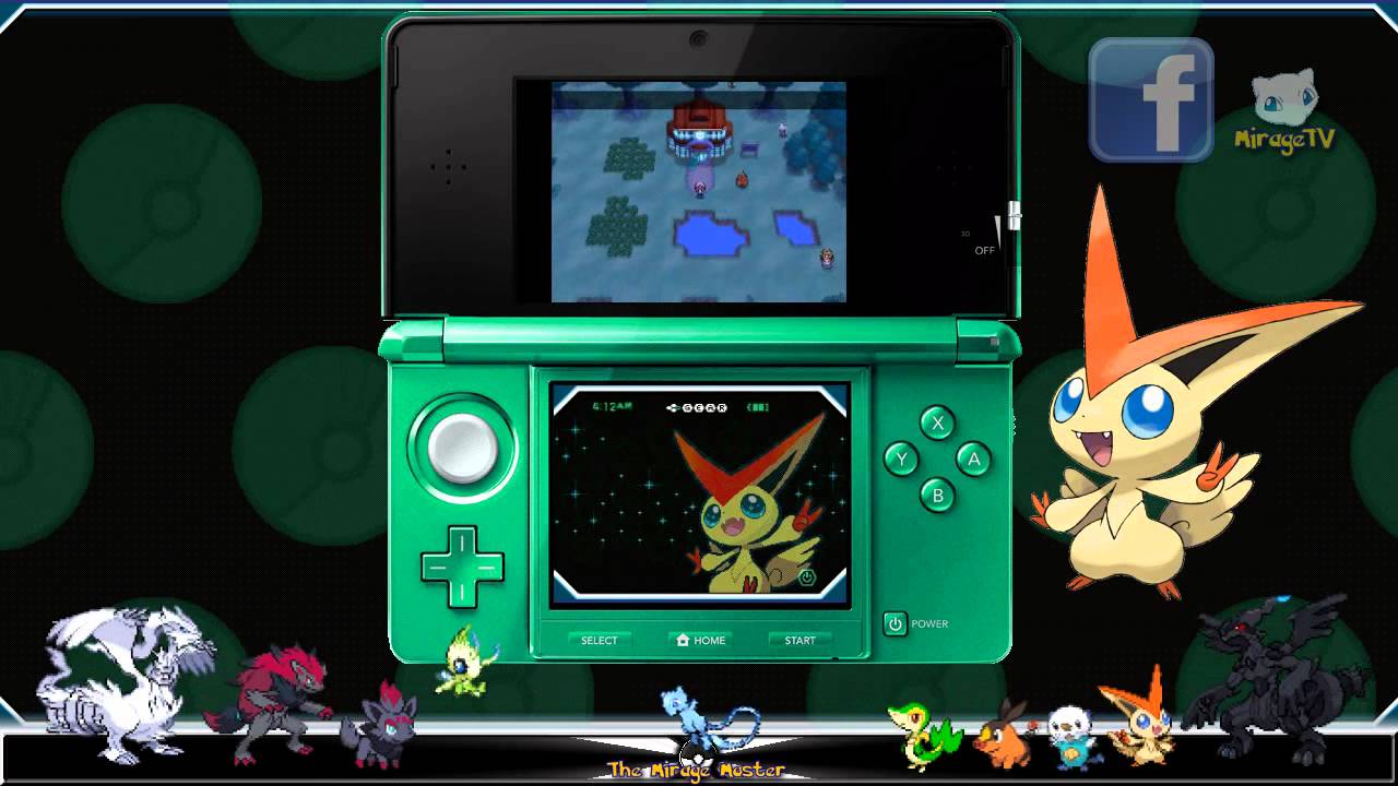 Pokémon Black & White: Movie Victini Skin & Distribution Event! Munna C ...