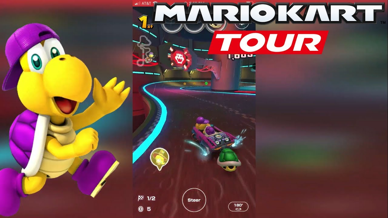 Mario Kart Tour - Purple Koopa (Freerunning) - YouTube