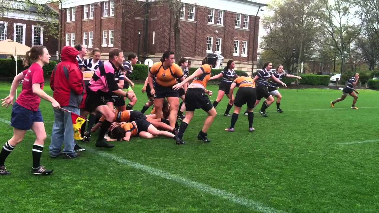 uva women's rugby game winning try vs. west chester u - YouTube