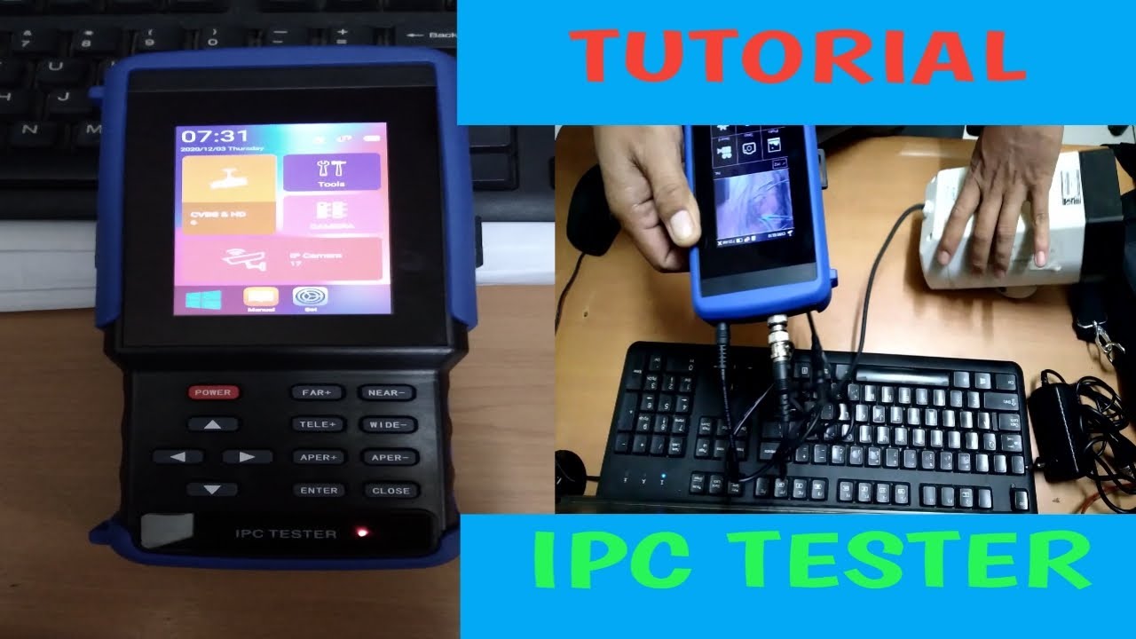 Tutorial Cara Test Camera Cctv Pakai IPC Tester - YouTube
