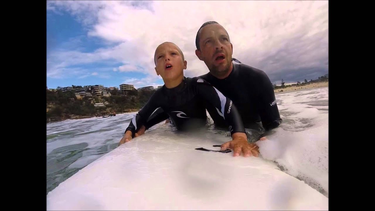 Joe surfing at Freshie 25 May 2014 - YouTube