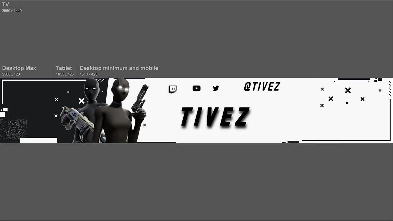 How To Make A FREE Fortnite Esports YouTube Banner In Pixlr! (Tutorial ...