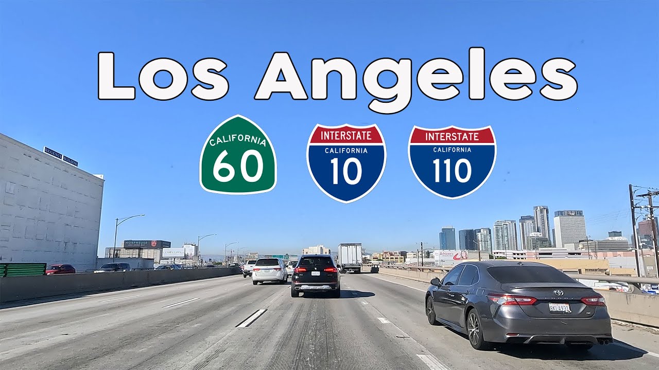 Exploring LA's Freeways: A Drive Along Interstate 110, 10, SR60 ...