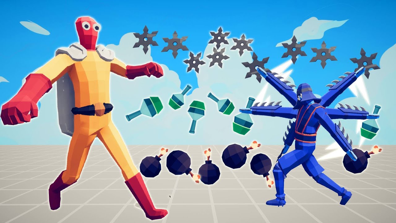 SAITAMA VS SUPER FAST RANGED UNITS | TABS - Totally Accurate Battle ...