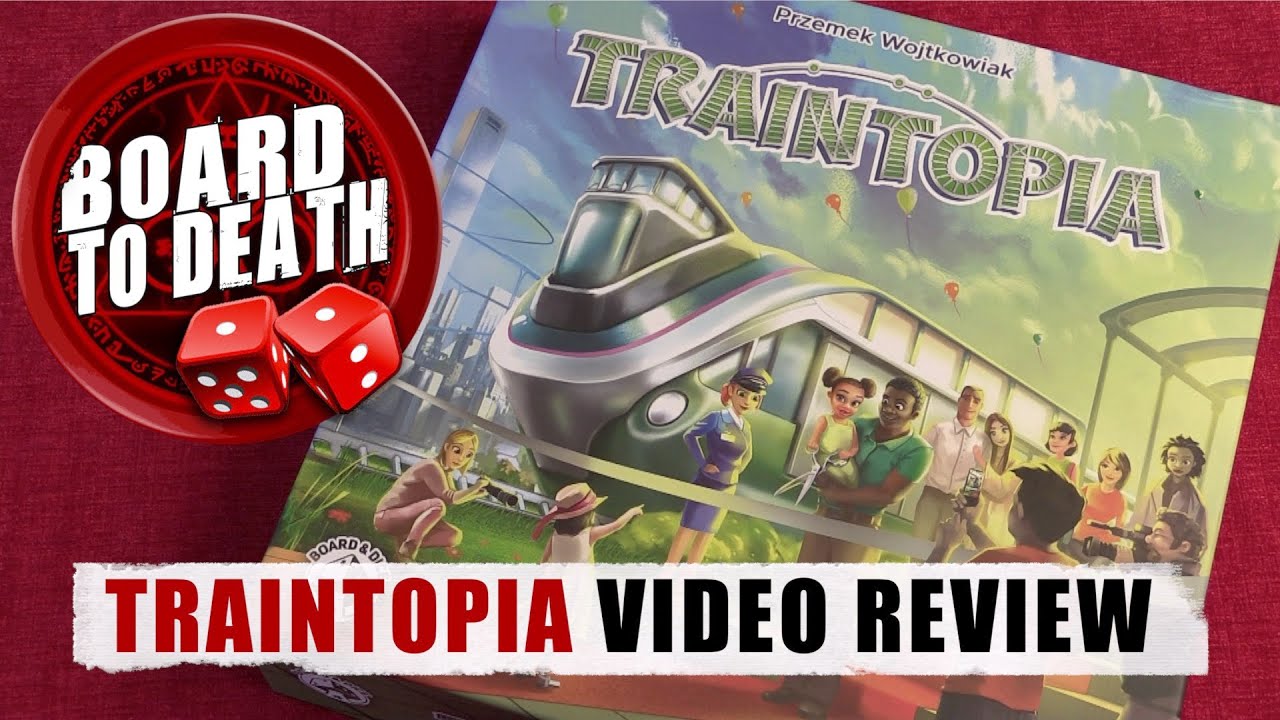 Traintopia Board Game Video Review by Board to Death TV - YouTube
