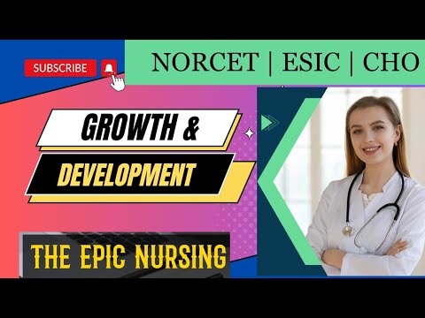 Growth & Development Milestones || Paediatric Nursing || The Epic ...