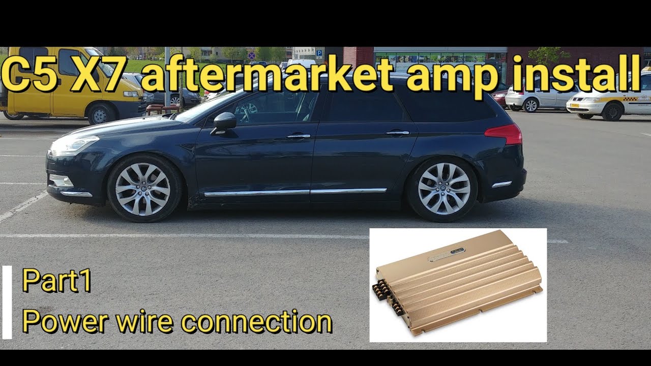 Amplifier install to my C5. Part 1: Power wire connection to the ...
