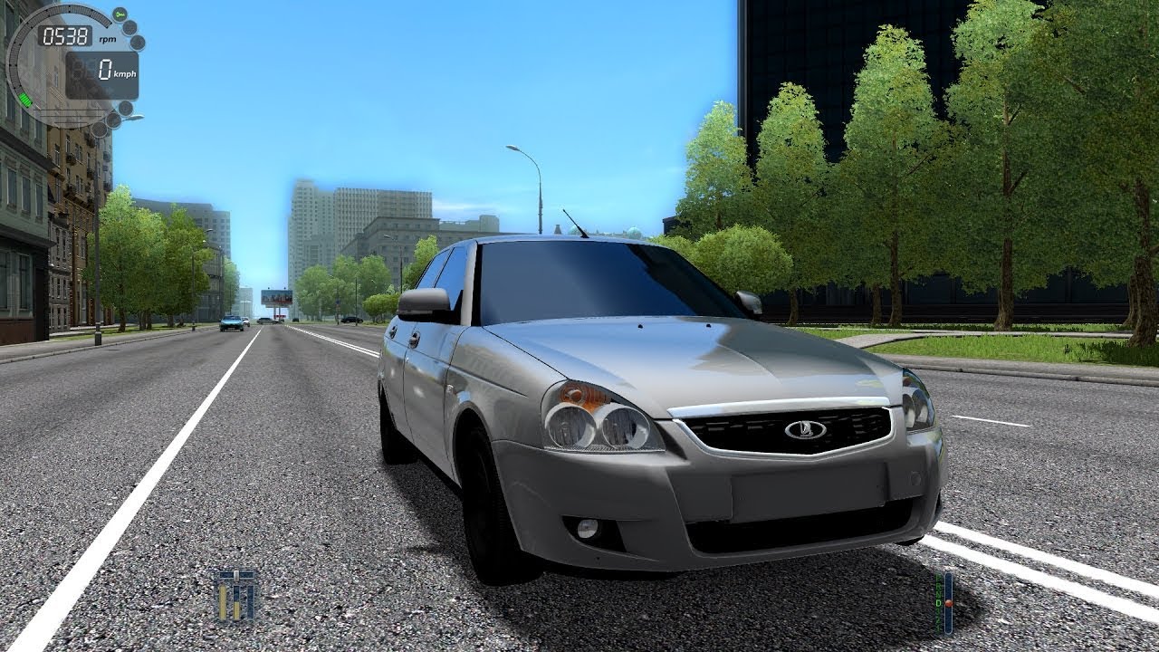 City Car Driving Steam-ОБЗОР-LADA PRIORA-КЛАССНАЯ МАШИНА С МОСКОВСКИМИ ...