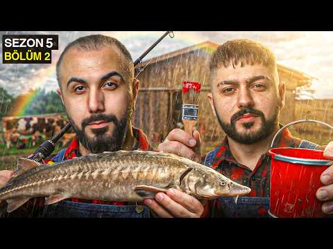 ÇİFTLİKTE EN BÜYÜK BALIĞI TUTTUM!! | EKİPLE RANCH SIMULATOR | S5B2