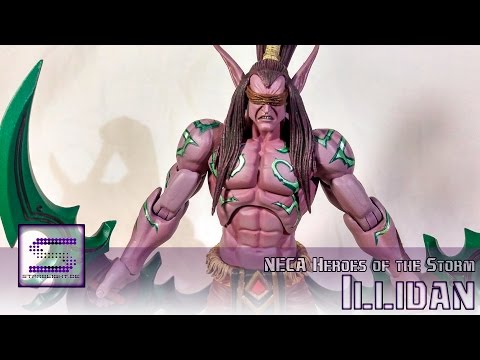 NECA Heroes of the Storm 7 Inch Illidan Review (Deutsch / German)