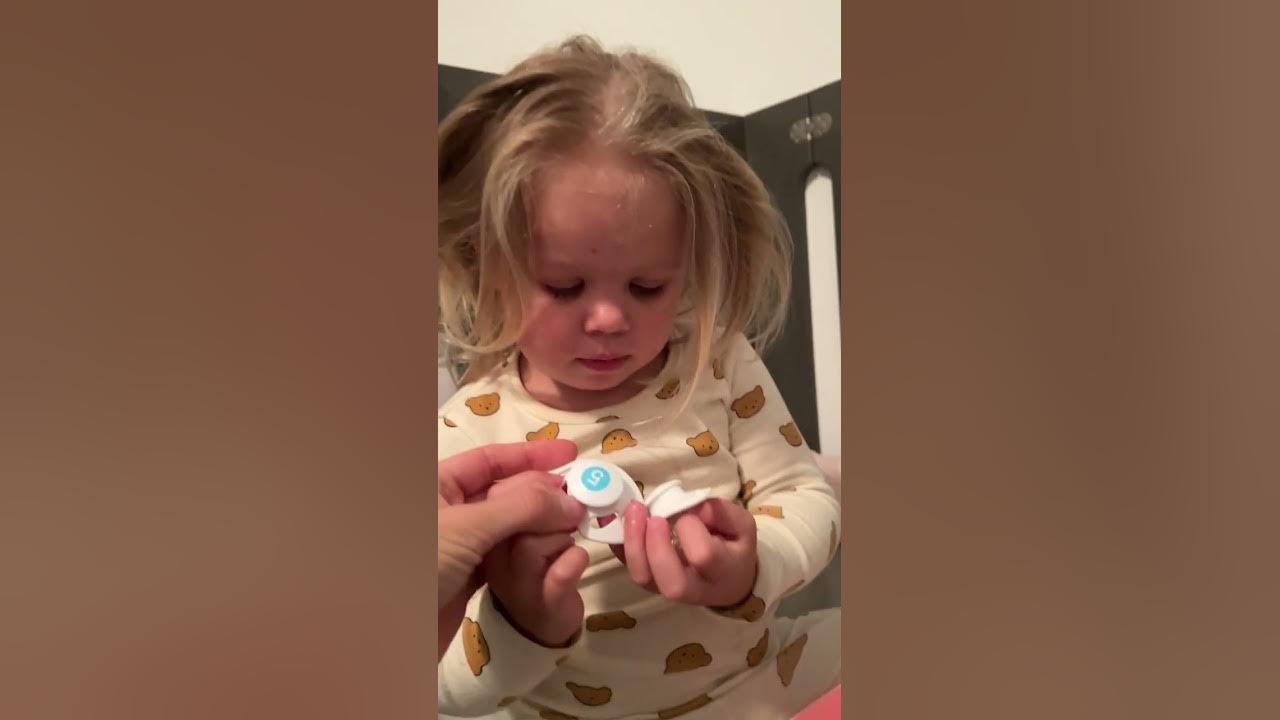 Saying goodbye to pacifier! Cute Baby Naomi is counting and naming ...